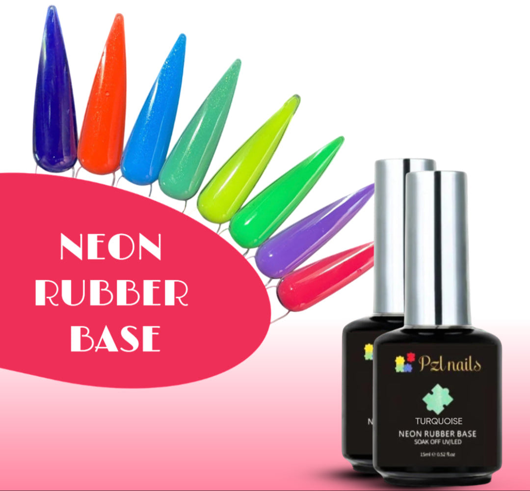 Neon Rubber Base Collection – Pzl Nails