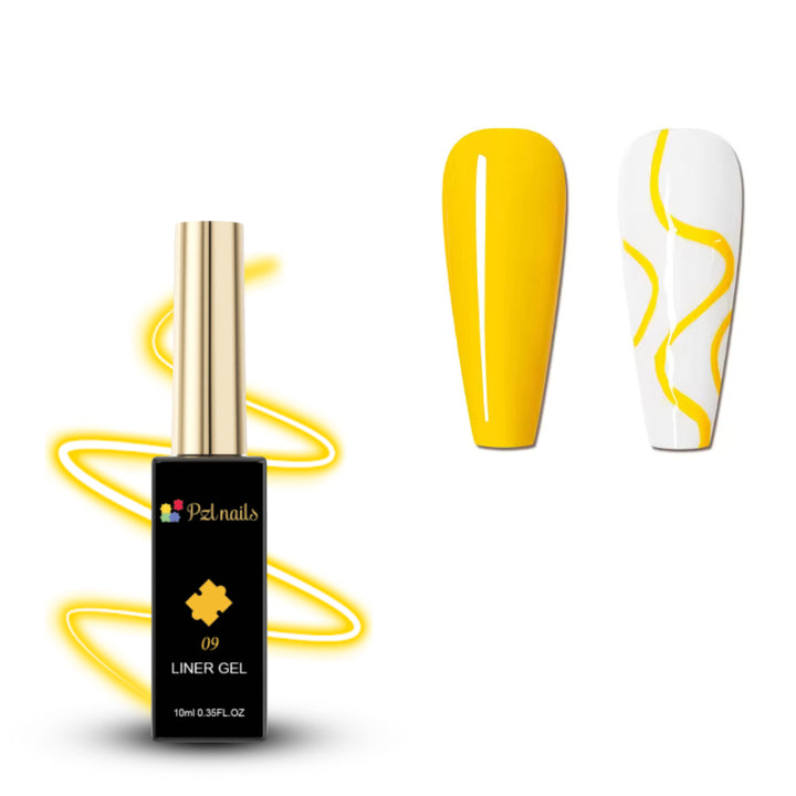 Yellow Liner Gel – Pzl Nails