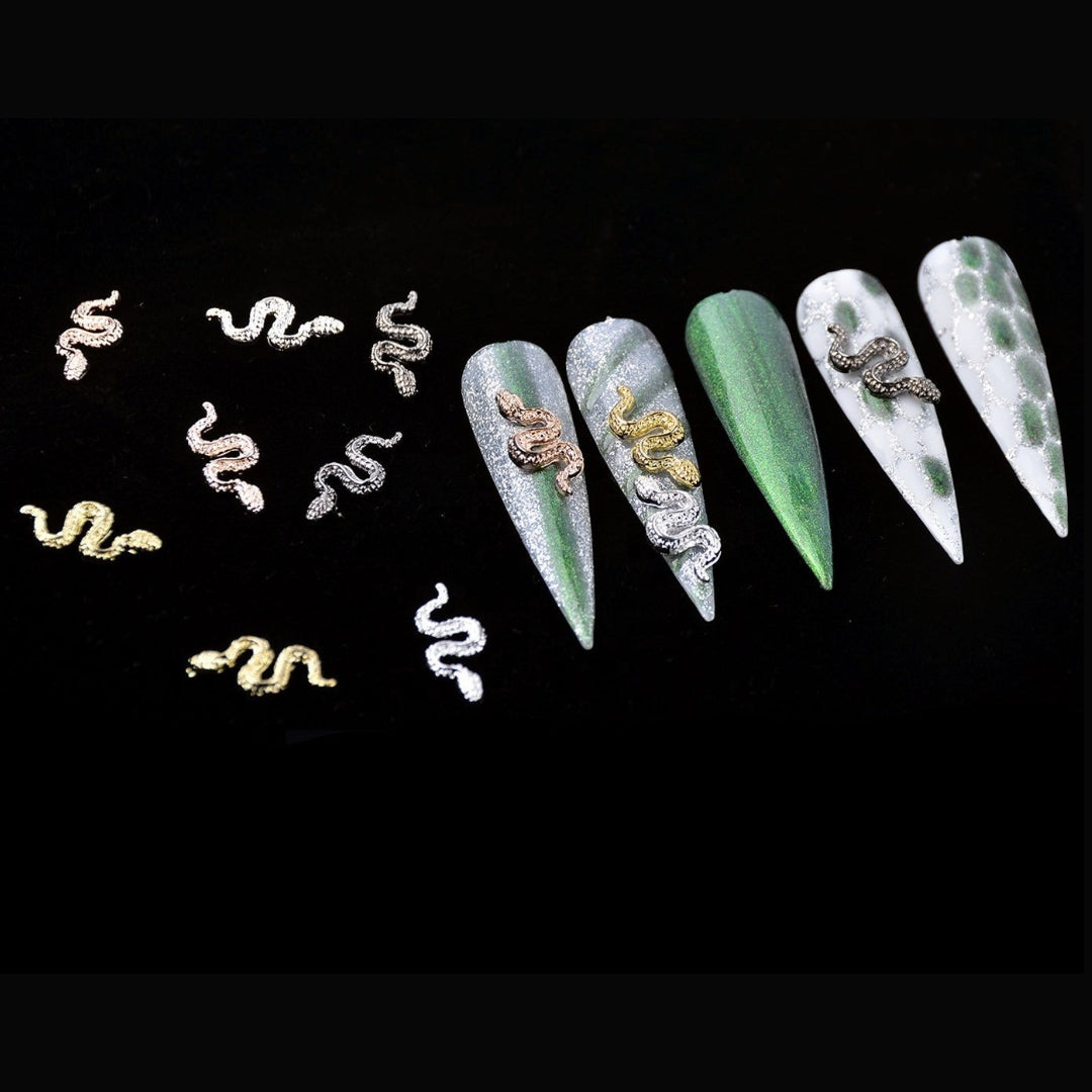 Snake Nail Charms – Pzl Nails